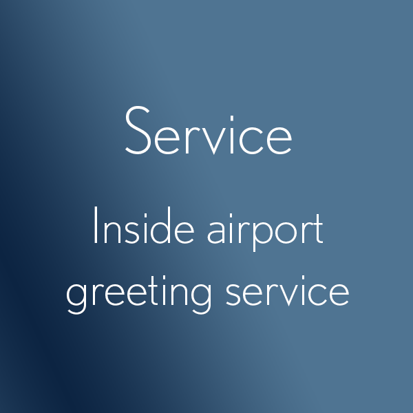 Inside airport greeting service | Service | Private Taxi